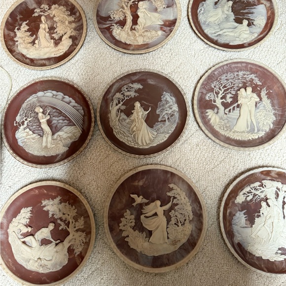 Wall Decor | Vintage Cameo Wall Plates Set | Poshmark